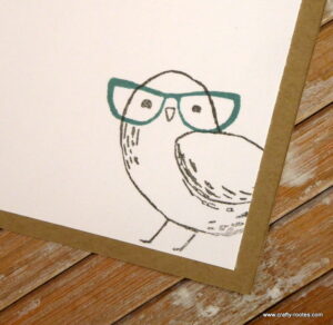 A Little Bird Told Me card - Crafty-rootes