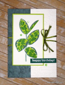 Prized Plant birthday card - Crafty-rootes