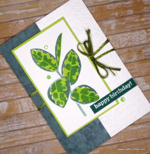 Prized Plant birthday card - Crafty-rootes
