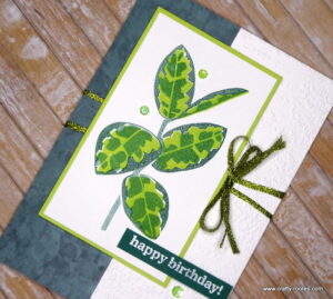 Prized Plant birthday card - Crafty-rootes