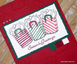 Christmas Gift Bags card - Crafty-rootes