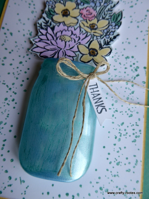 Blue Glass Jar - Crafty-rootes