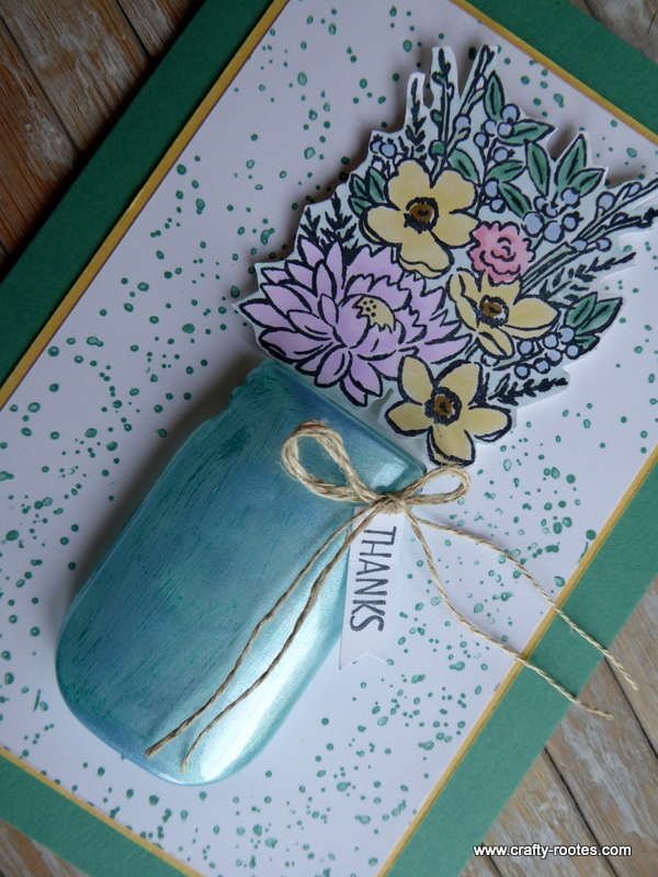 Blue Glass Jar - Crafty-rootes