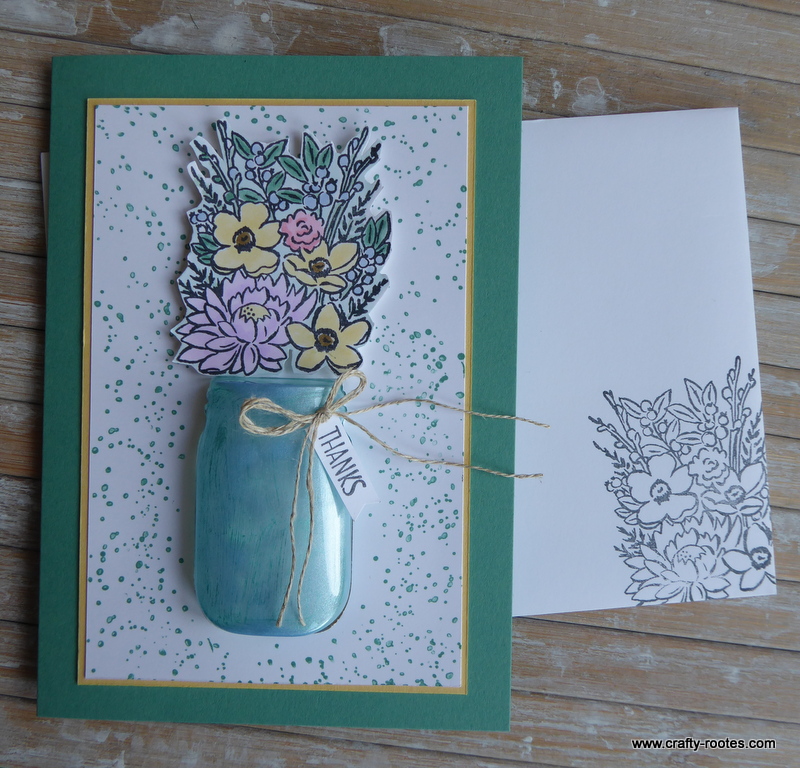 Blue Glass Jar - Crafty-rootes