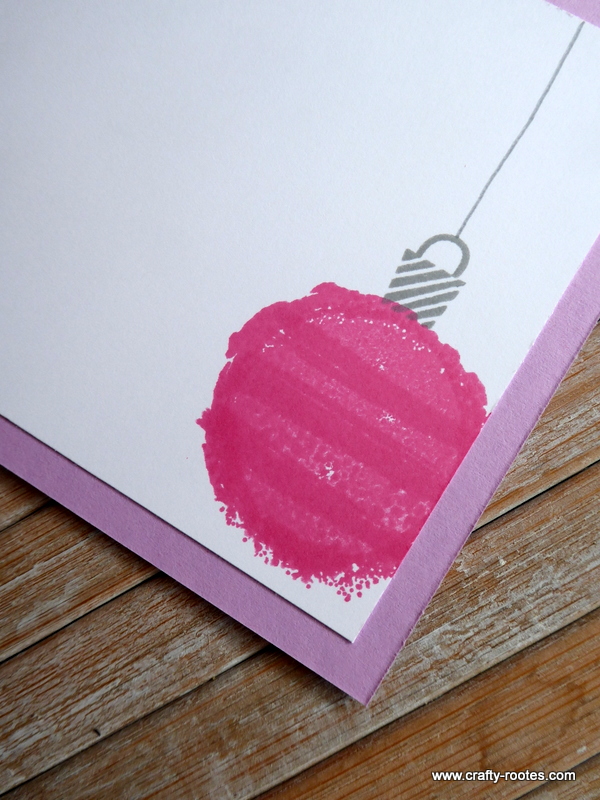 Textured Baubles for the Ink & Inspirations Blog Hop - Crafty-rootes