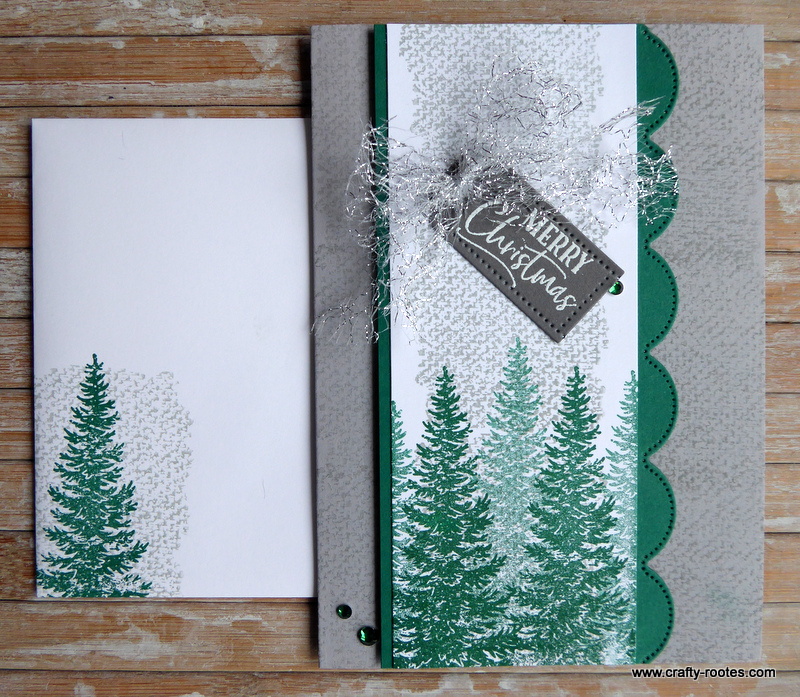 Evergreen Trees for the Stamp 'n Hop Blog Hop - Crafty-rootes