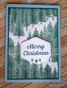 Embossed Fragrant Forest card for the Technique Tuesday Blog Hop ...