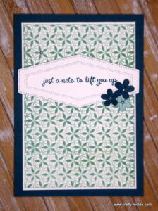 Ink to Embossed Panel card - Crafty-rootes