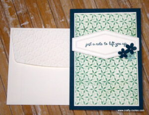 Ink to Embossed Panel card - Crafty-rootes