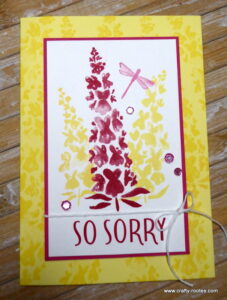 Inspiring Snapdragon Card - Crafty-rootes