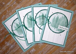 Fragrant Forest card - June Christmas Stampathon - Crafty-rootes