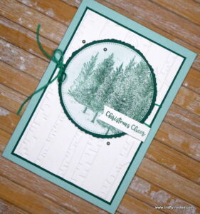 Fragrant Forest card - June Christmas Stampathon - Crafty-rootes