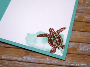 Trio of Sea Turtles card - Crafty-rootes