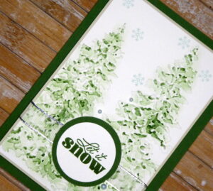 Painted Trees card - Crafty-rootes