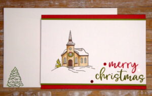 Christmas Church card - Crafty-rootes