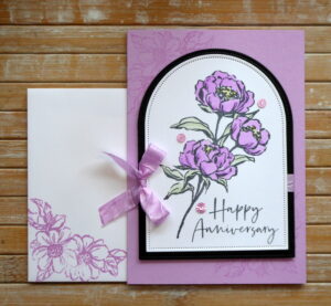 Floral Anniversary Card - Crafty-rootes